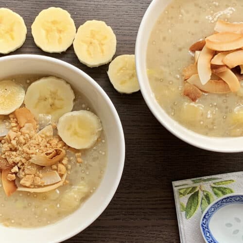 Banana Tapioca Pudding - Chè Chuối - Veggie Anh