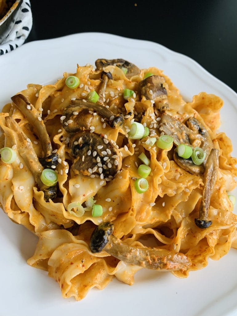 Blue Pasta (from Butterfly Pea Flowers) - Veggie Anh