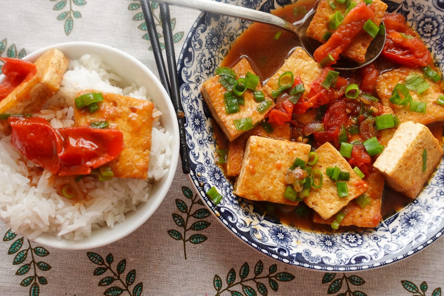 Vietnamese Tofu with Tomato Sauce (Vegan) - Veggie Anh
