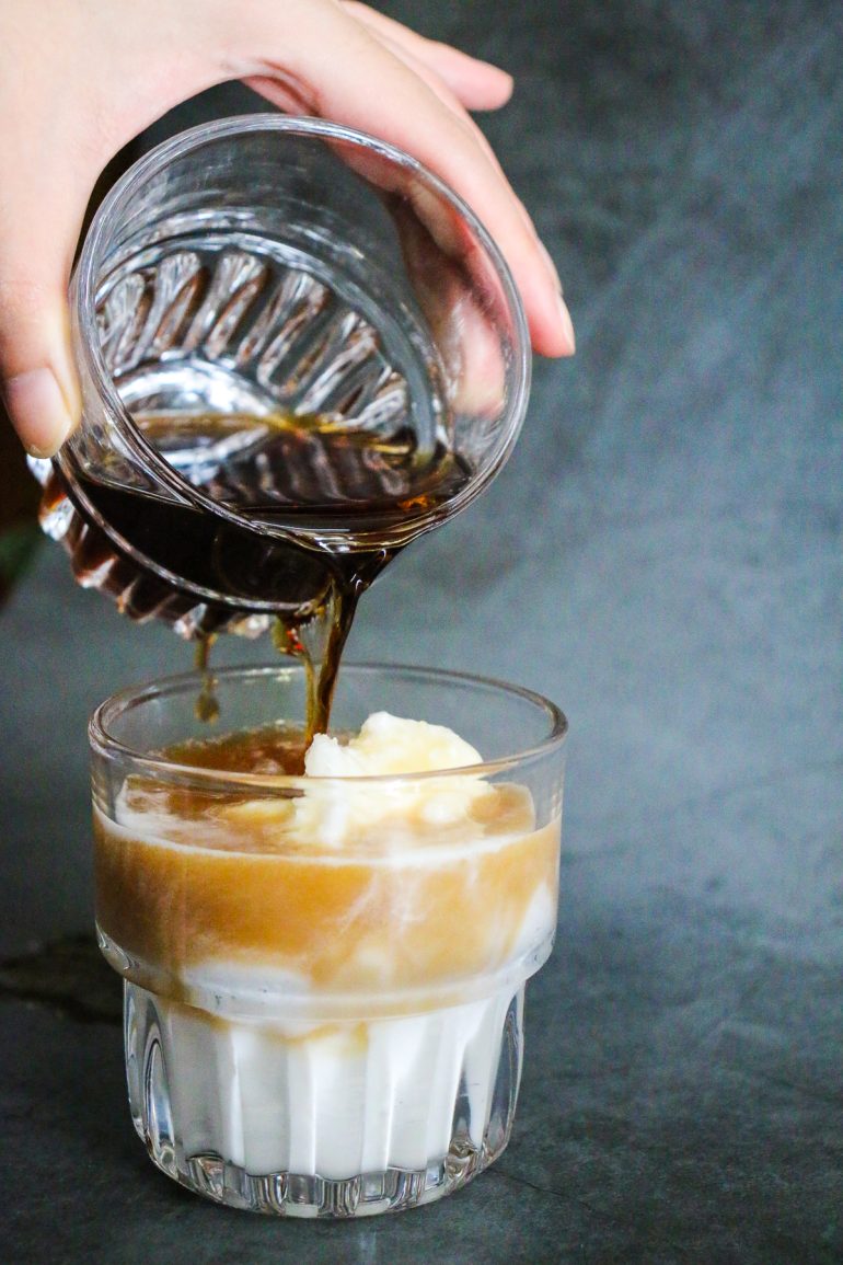 Iced Coconut Coffee (Vegan) - Veggie Anh