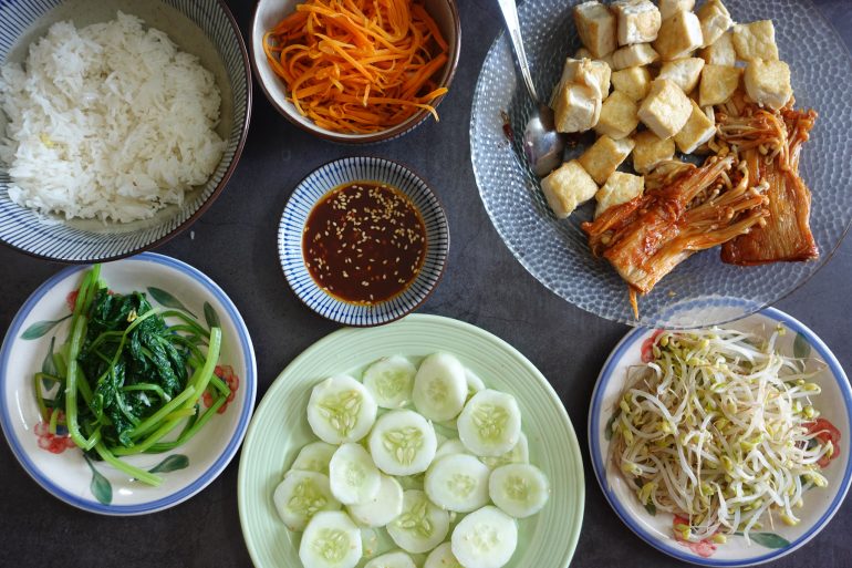 Vegan Bibimbap - Veggie Anh