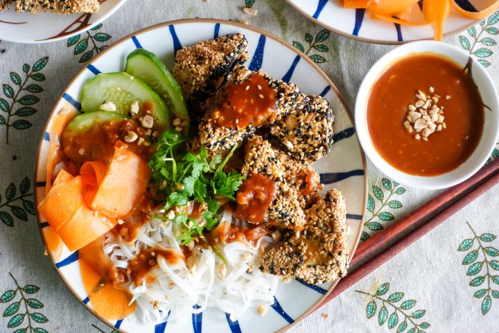 Sesame Spring Roll Bowl - Veggie Anh