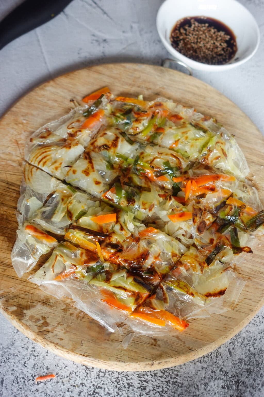 Rice Paper Pancakes - Veggie Anh